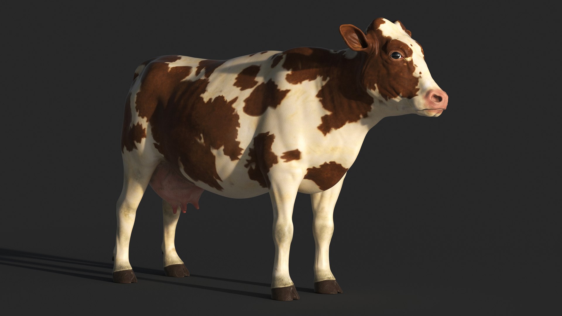 3D COW - TurboSquid 1785084