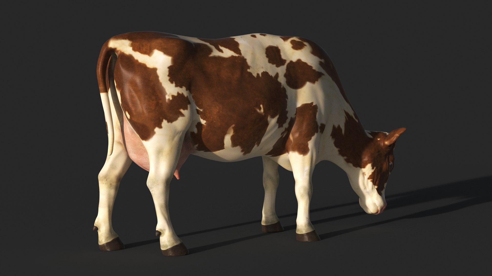 3D COW - TurboSquid 1785084