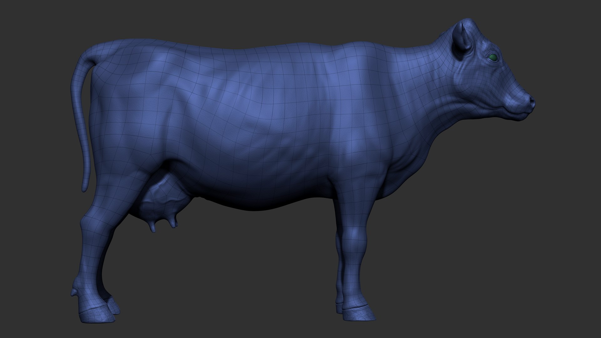 3D COW - TurboSquid 1785084