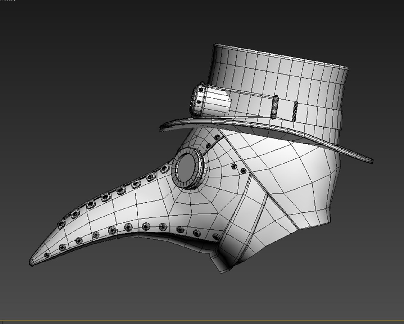 3D Model Steam Plague Doctor Mask - TurboSquid 1459718