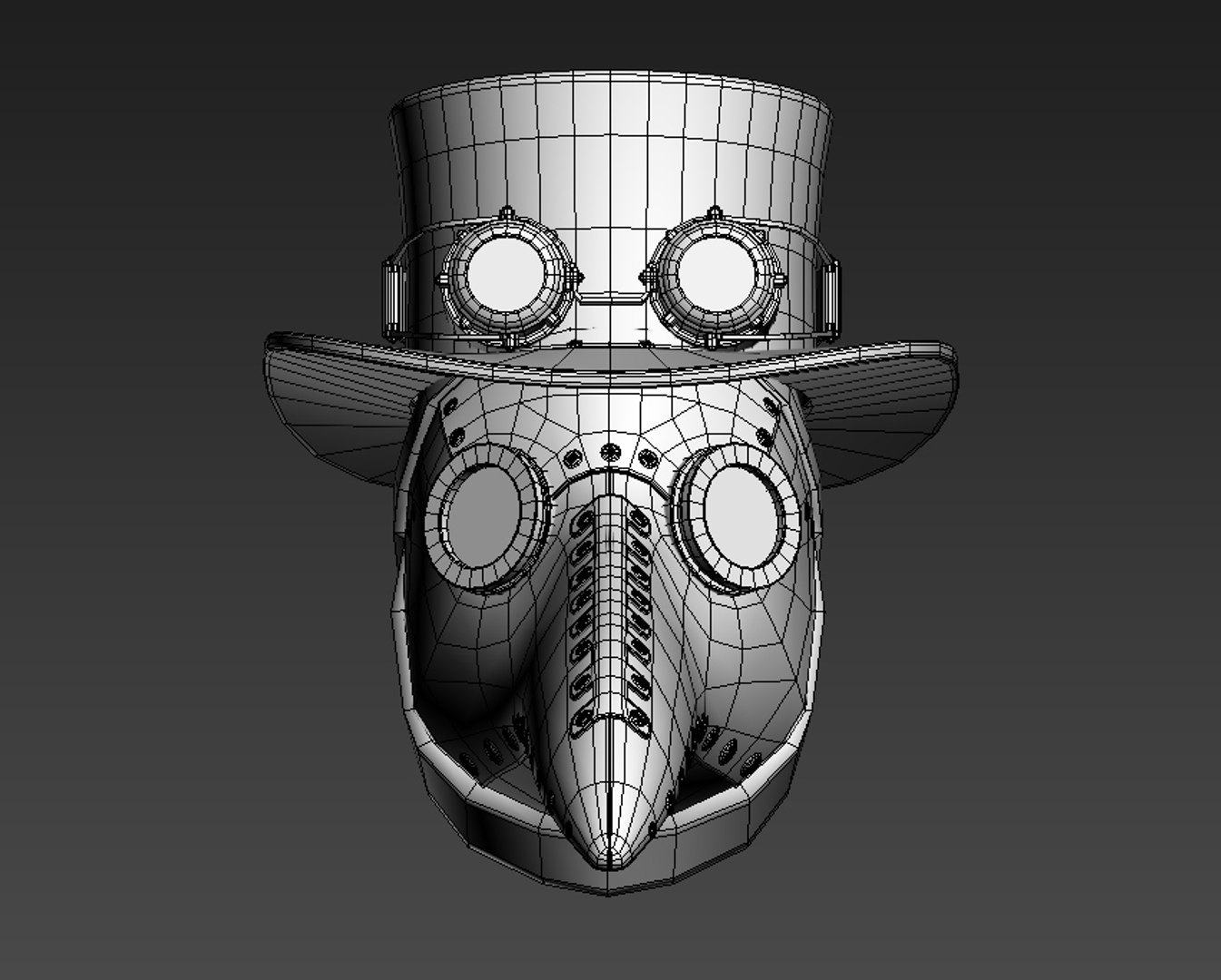3D Model Steam Plague Doctor Mask - TurboSquid 1459718