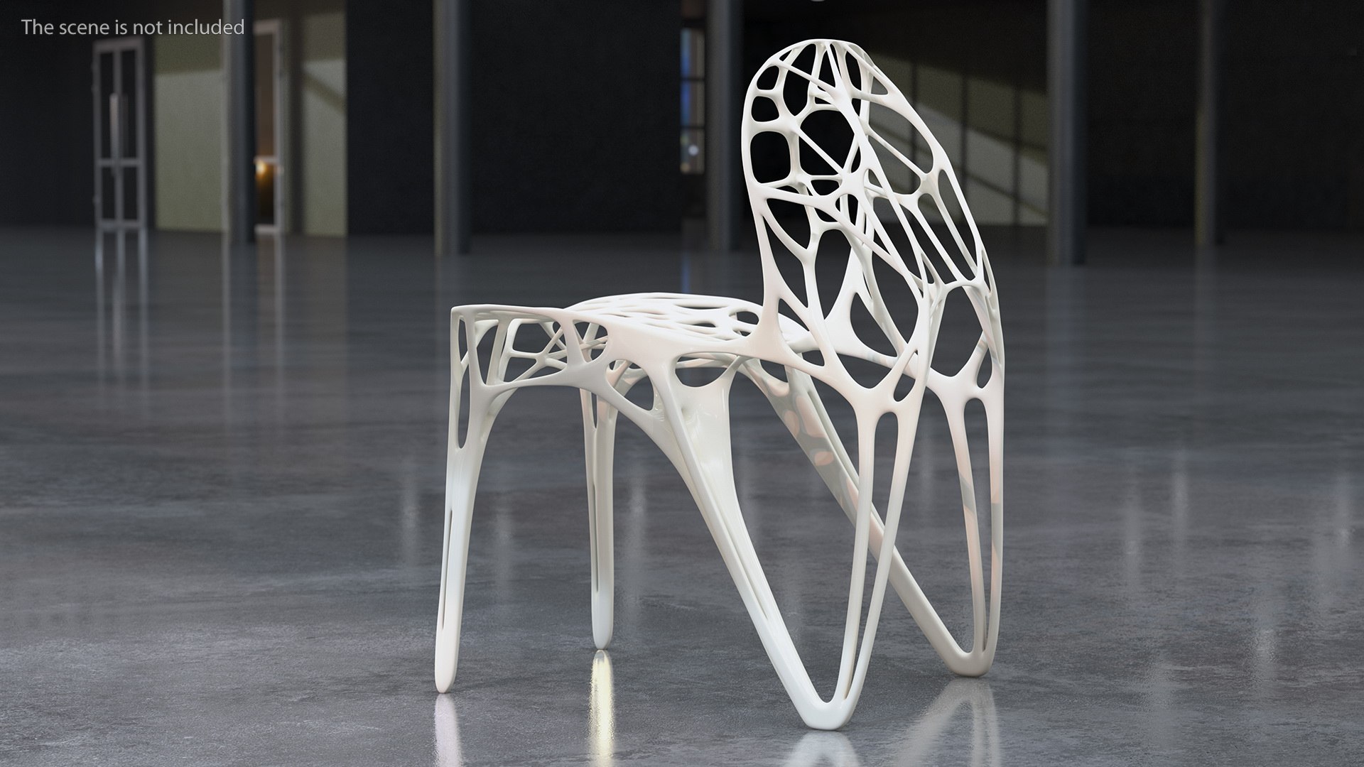 3D Modern GENERICO Chair White - TurboSquid 1918601