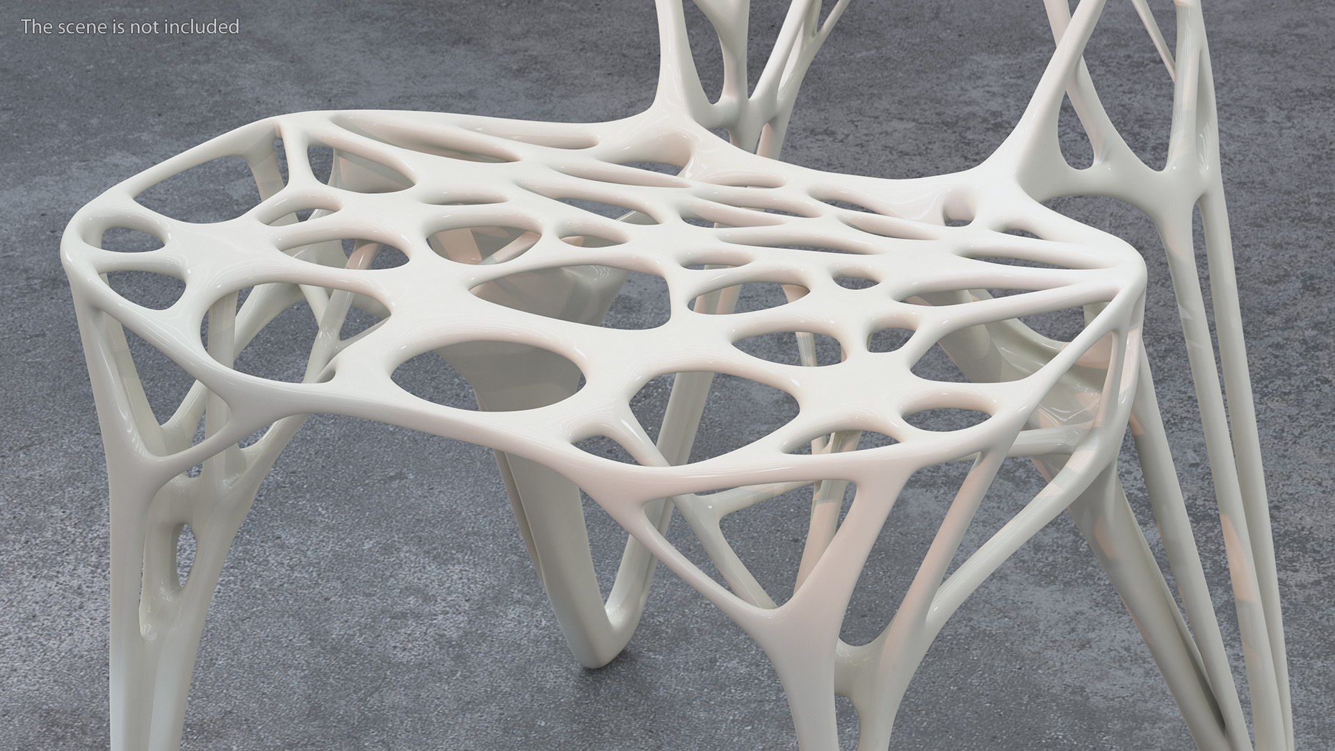 3D Modern GENERICO Chair White - TurboSquid 1918601