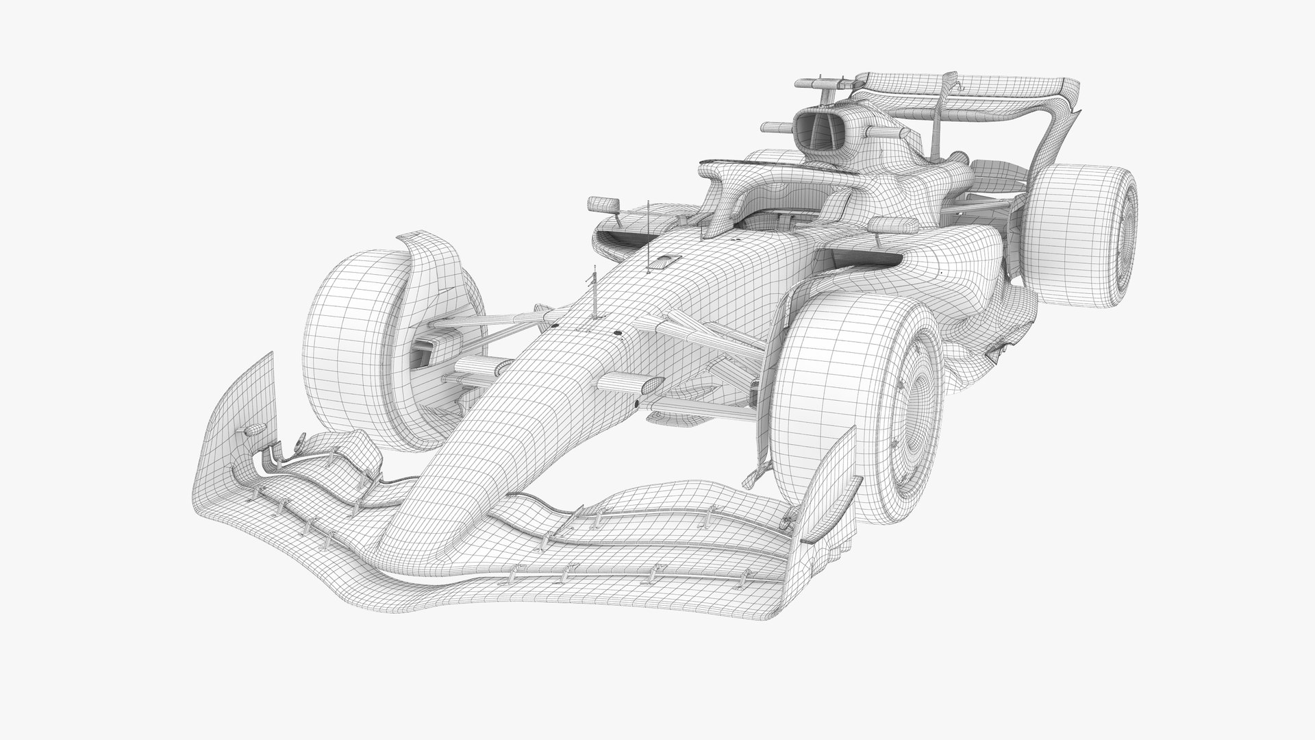 F1 Mercedes AMG W15 3D Model - TurboSquid 2225104