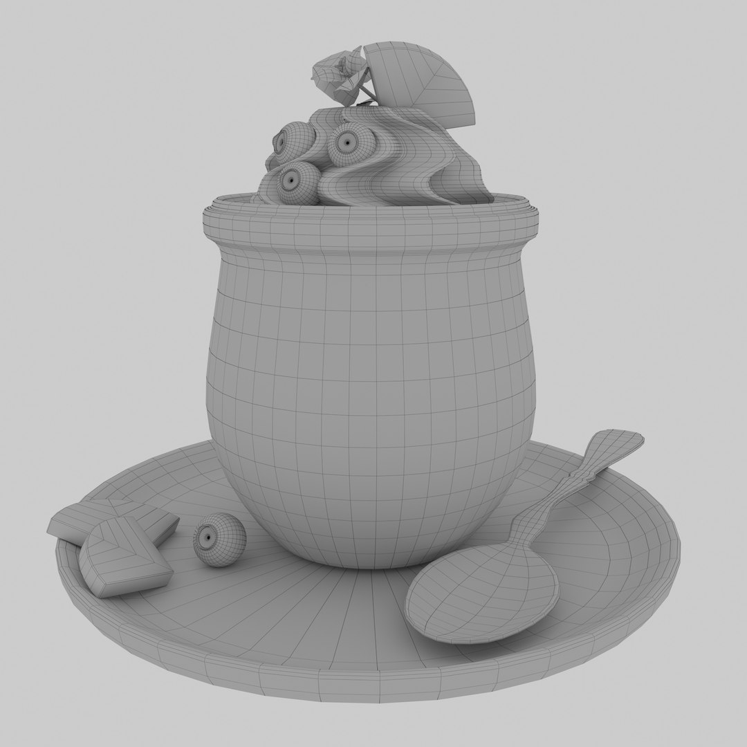 3D Model Lemon Dessert - TurboSquid 2026480