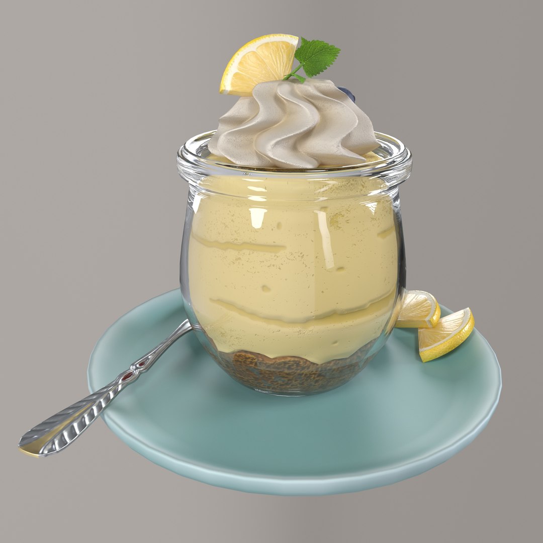 3D Model Lemon Dessert - TurboSquid 2026480