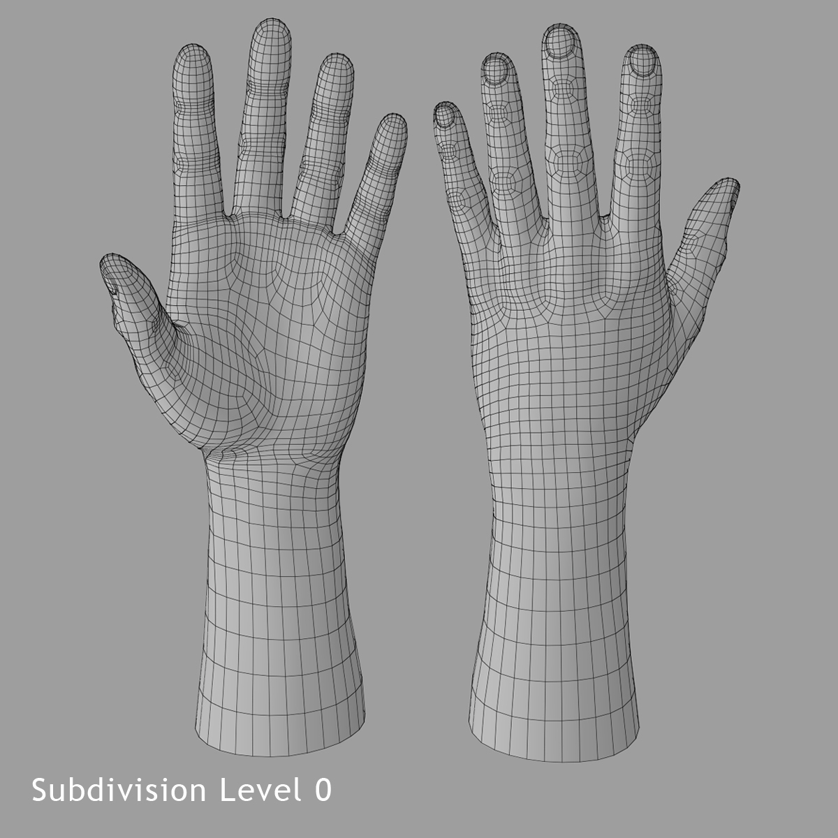 사용자 정의가 가능하고 손이 움직이는 손 3D 모델 - TurboSquid 1103362