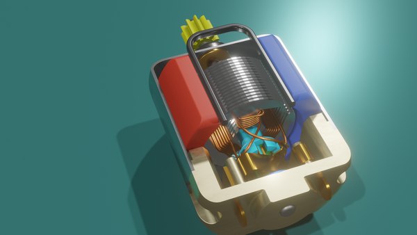DC MOTOR DETAILED MECHANISM 3D 모델 - TurboSquid 2006818