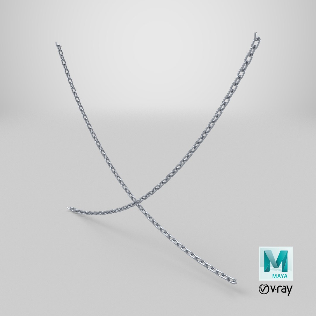 Crossed Chains 3D Model - TurboSquid 2421144