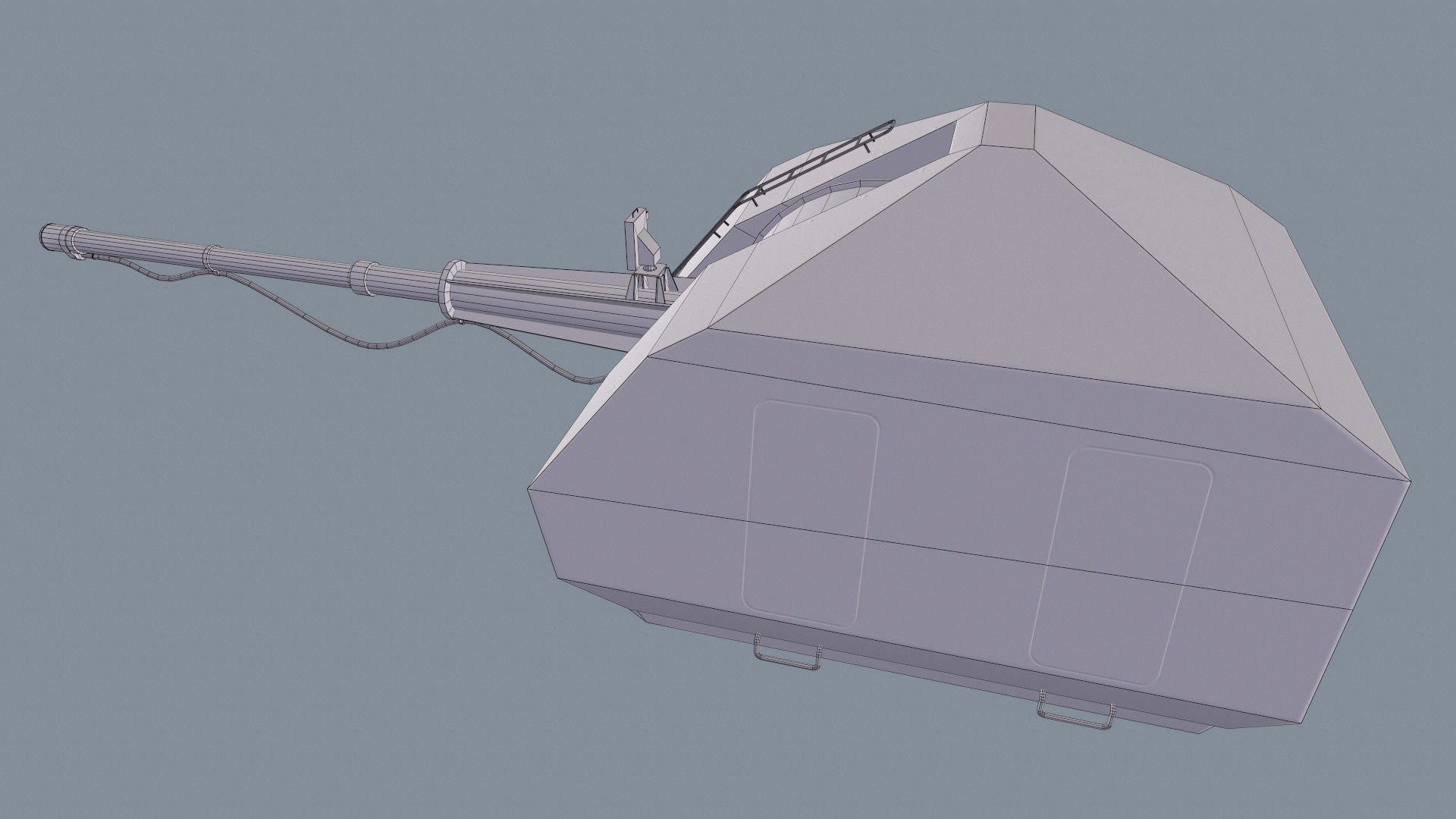 Ship Gun A-190 A-190-1 3D Model - TurboSquid 1710369