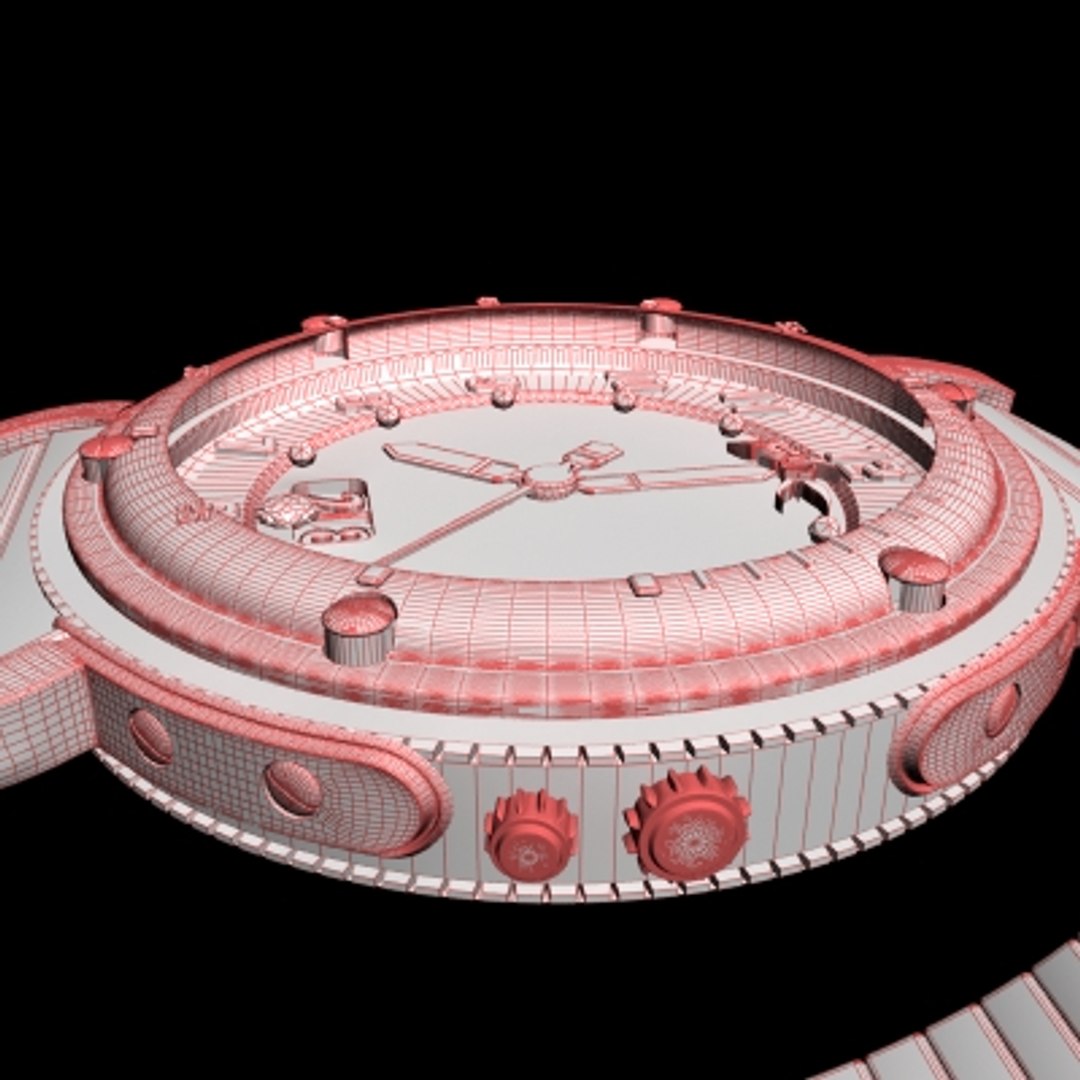 3d model hand watch