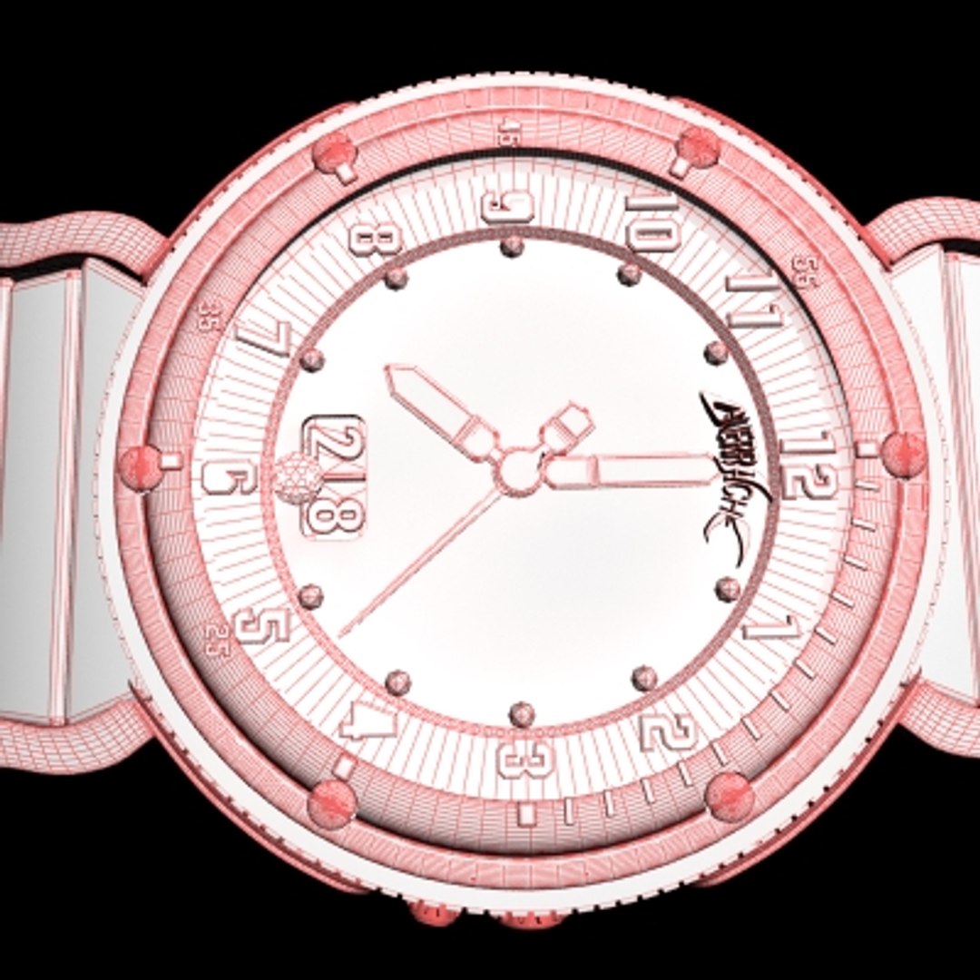 3d model hand watch