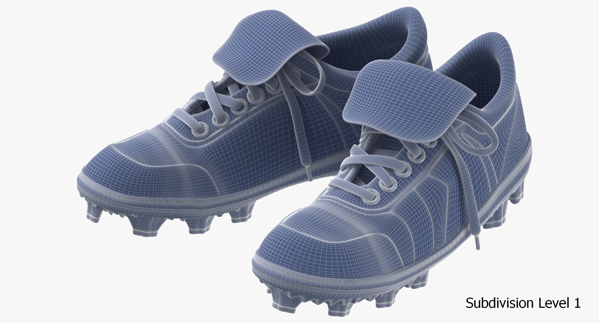 3D model baseball cleats pair 01 - TurboSquid 1471813