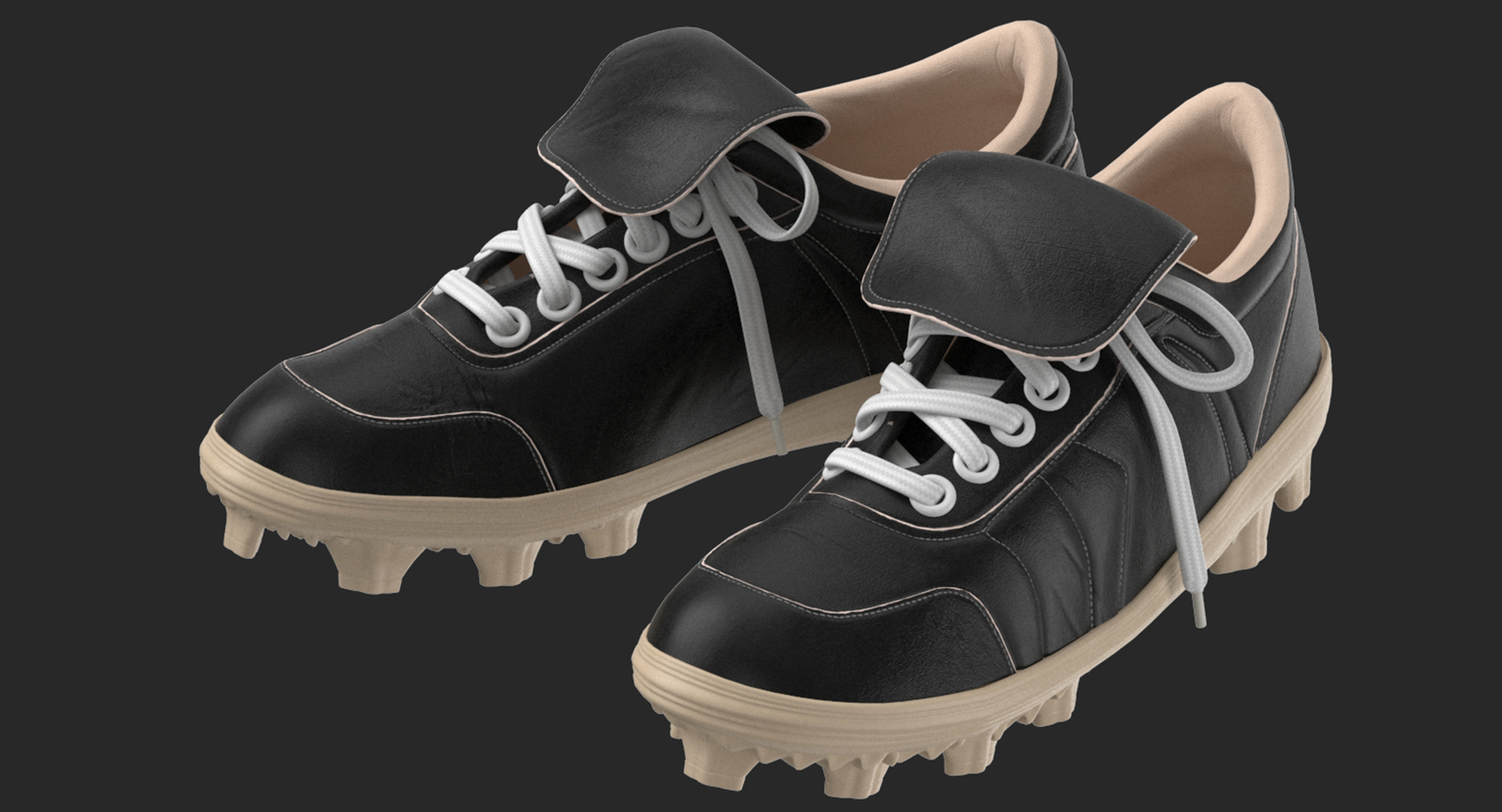 3D model baseball cleats pair 01 - TurboSquid 1471813
