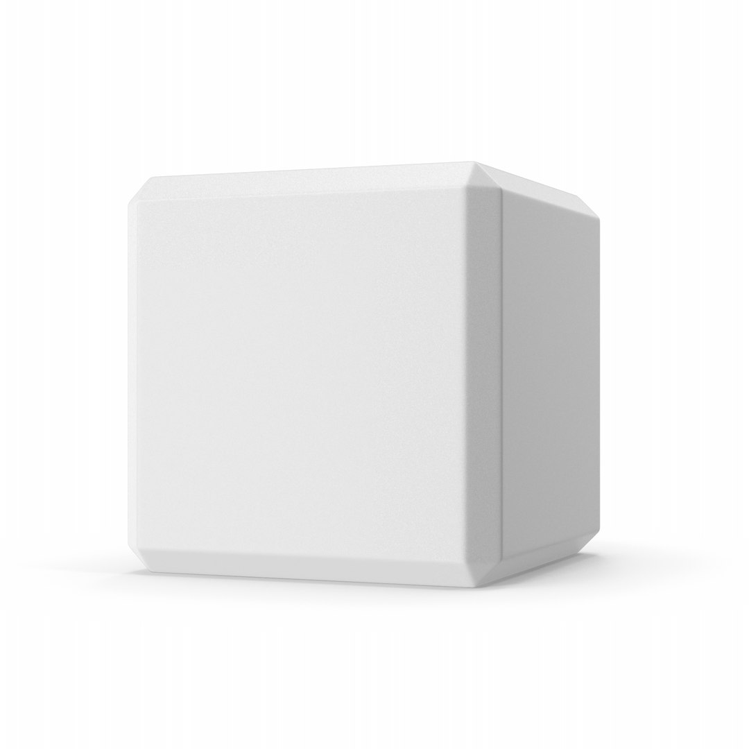 3D White Cube - TurboSquid 2330740