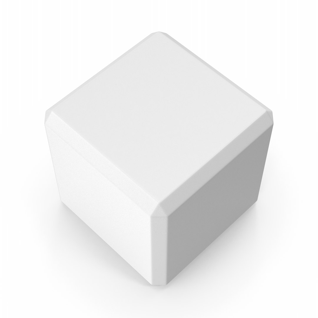 3D White Cube - TurboSquid 2330740