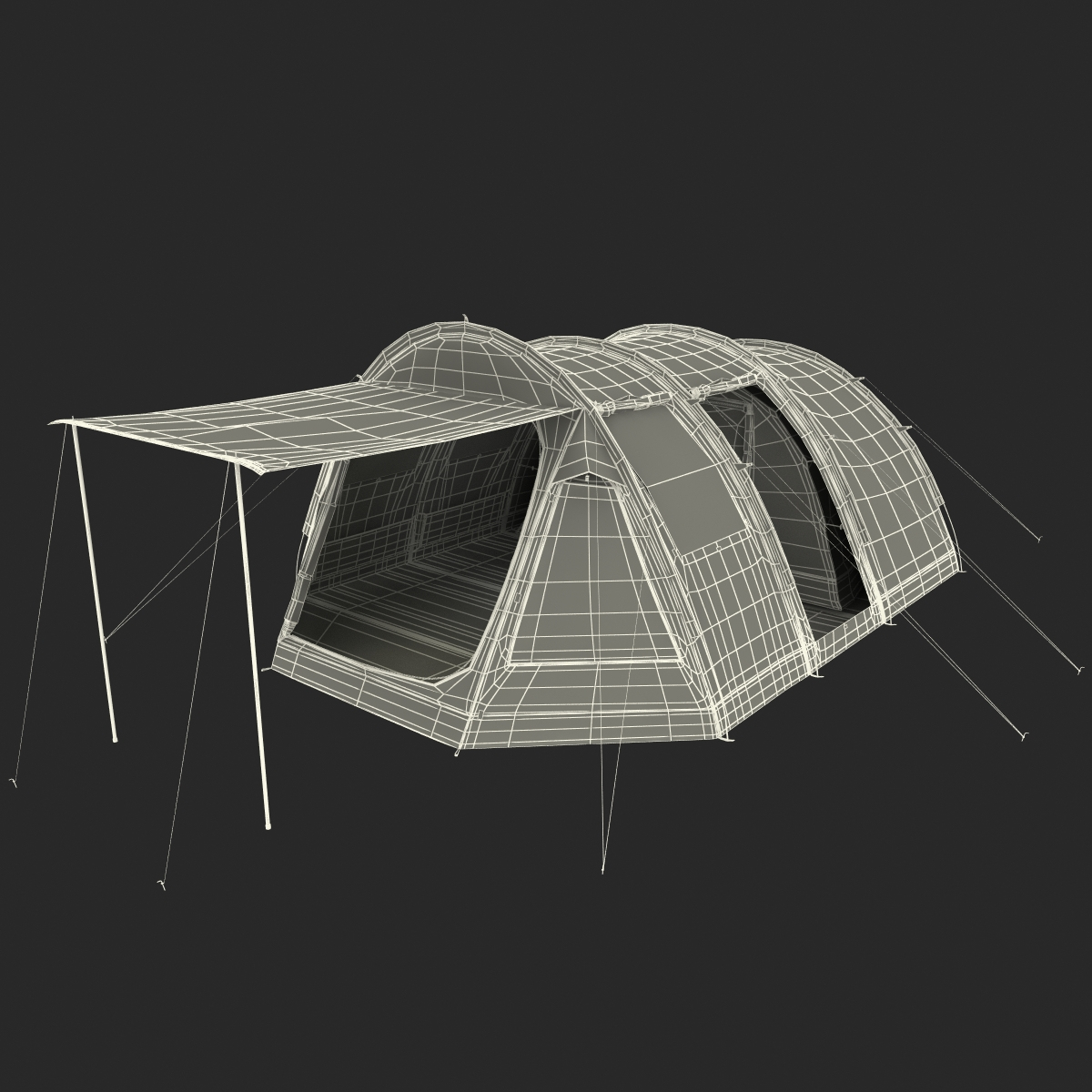 camping tents 3d max