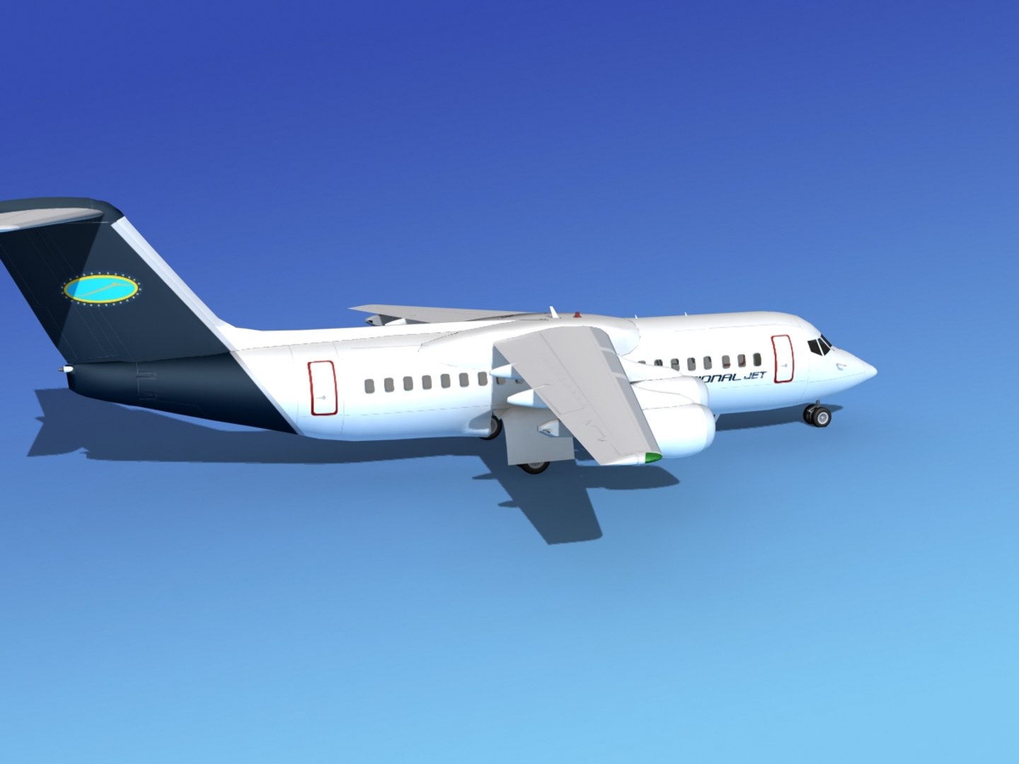 Bae 146 Jet 3d 3ds