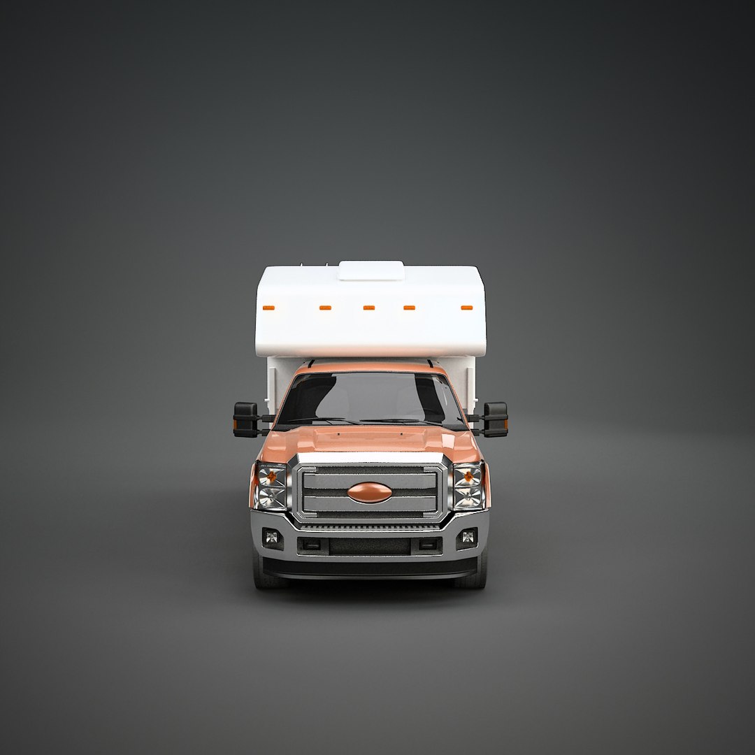 Truck Camper 3d Model