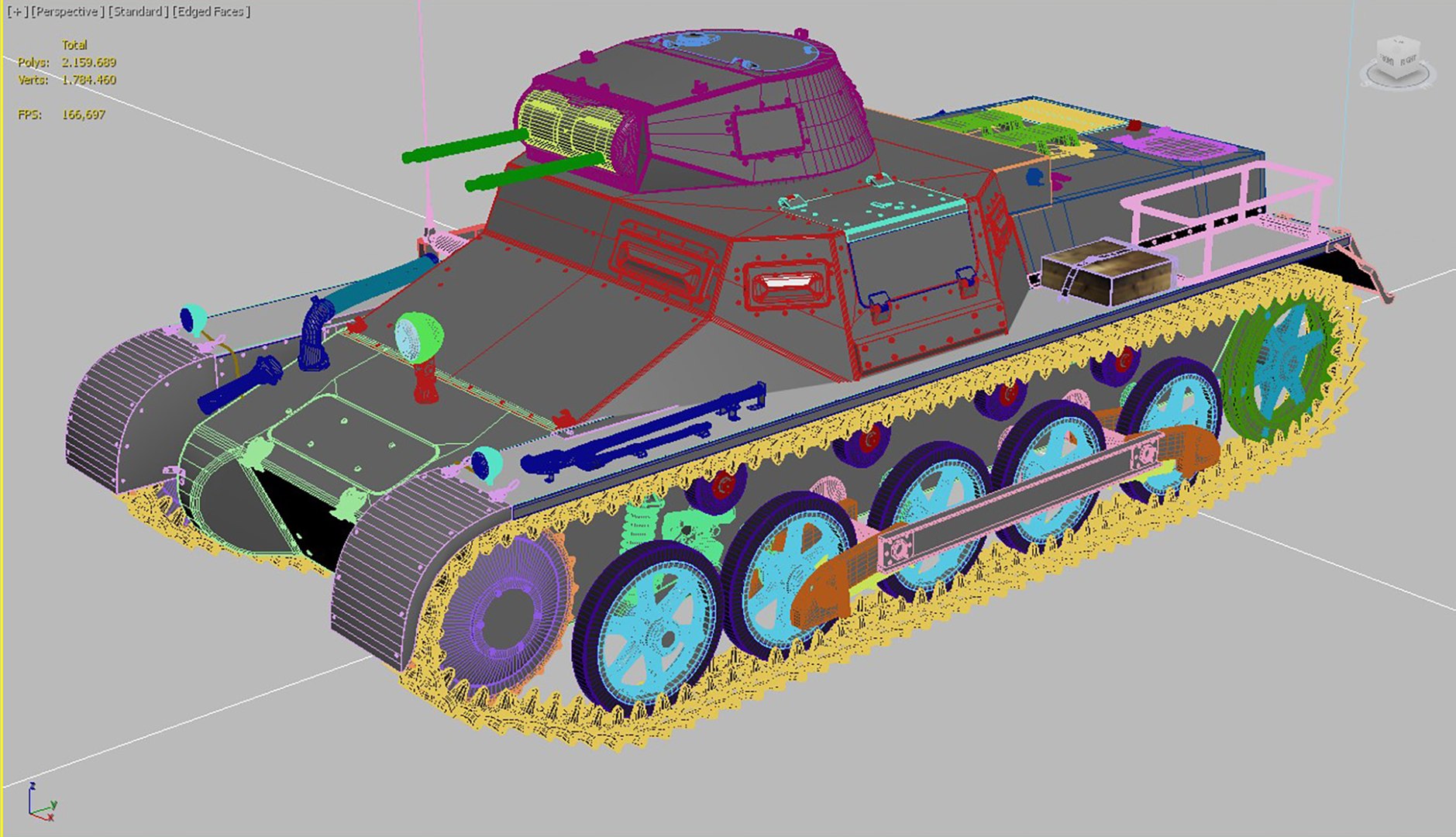 Panzerkampfwagen I Ausf B SdKfz 101 3D Model - TurboSquid 2151000