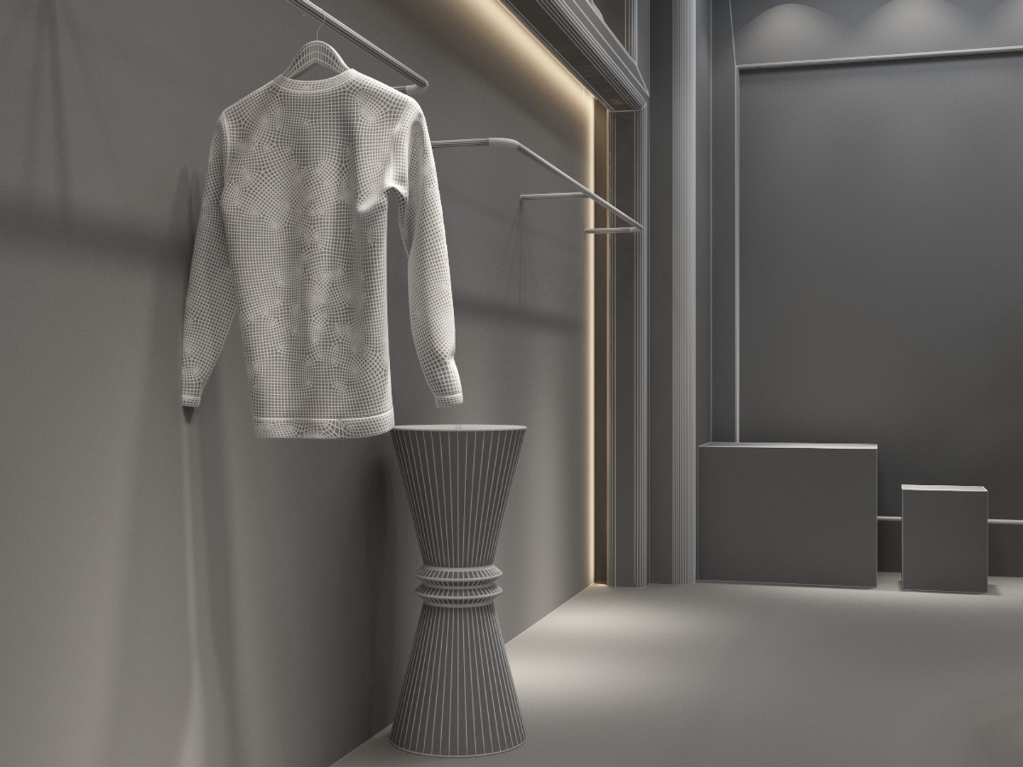 3D Clothing Shop 1 Model - TurboSquid 2049413