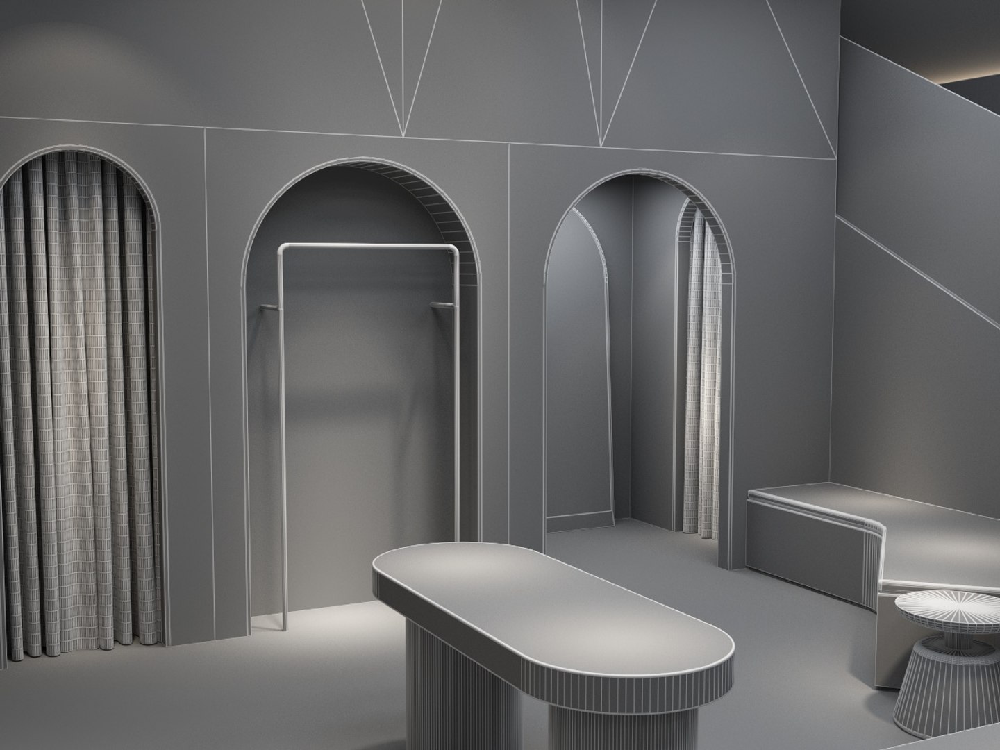 3D Clothing Shop 1 Model - TurboSquid 2049413