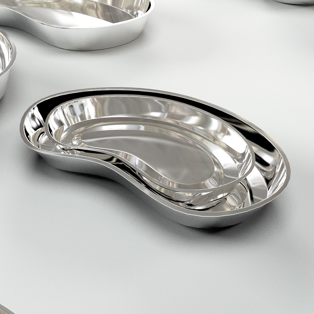 Set Medical Trays 3ds Free