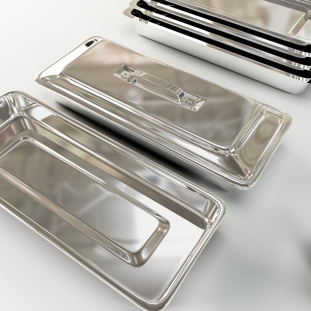 set medical trays 3ds free