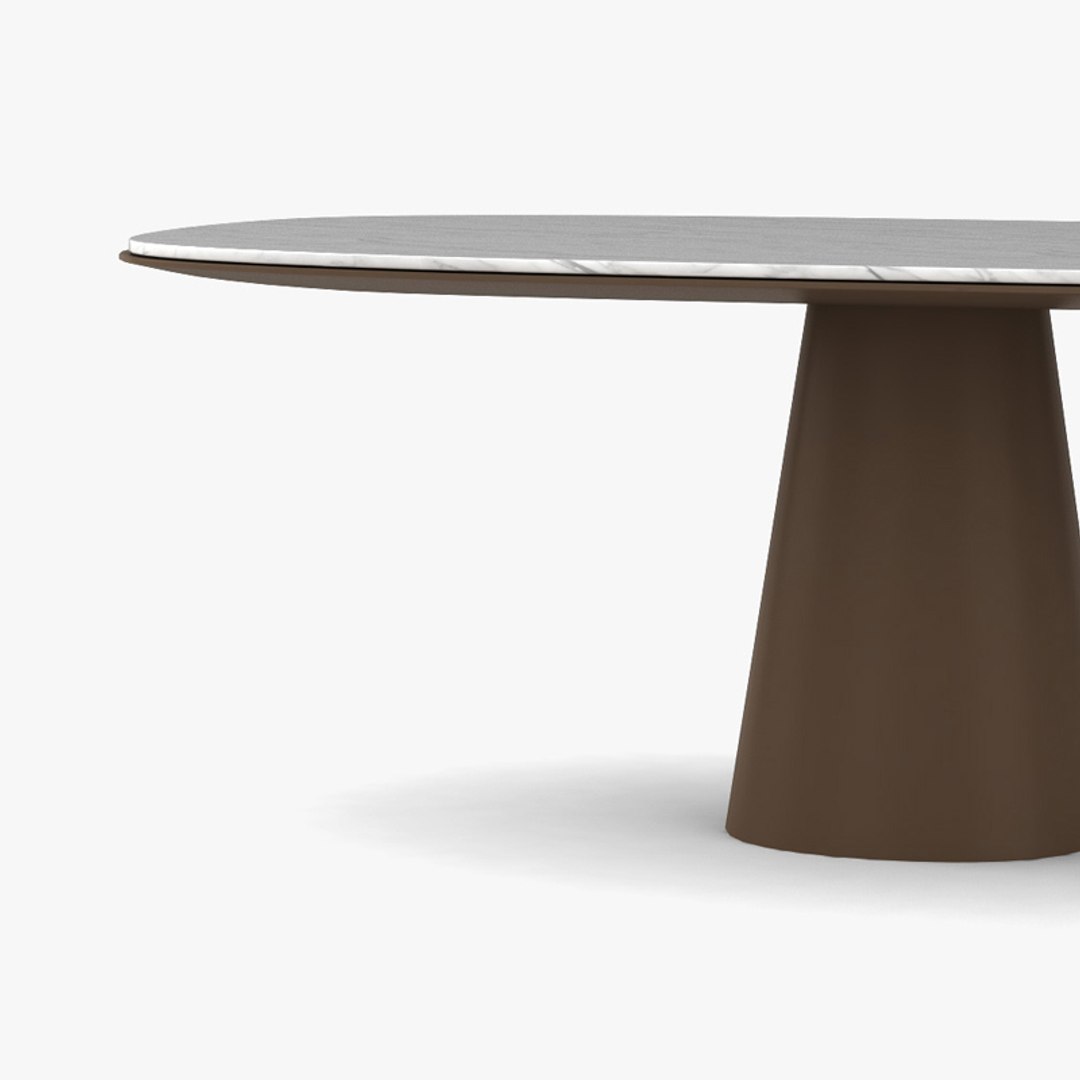 3D Meridiani Owen Dining table - TurboSquid 1967490