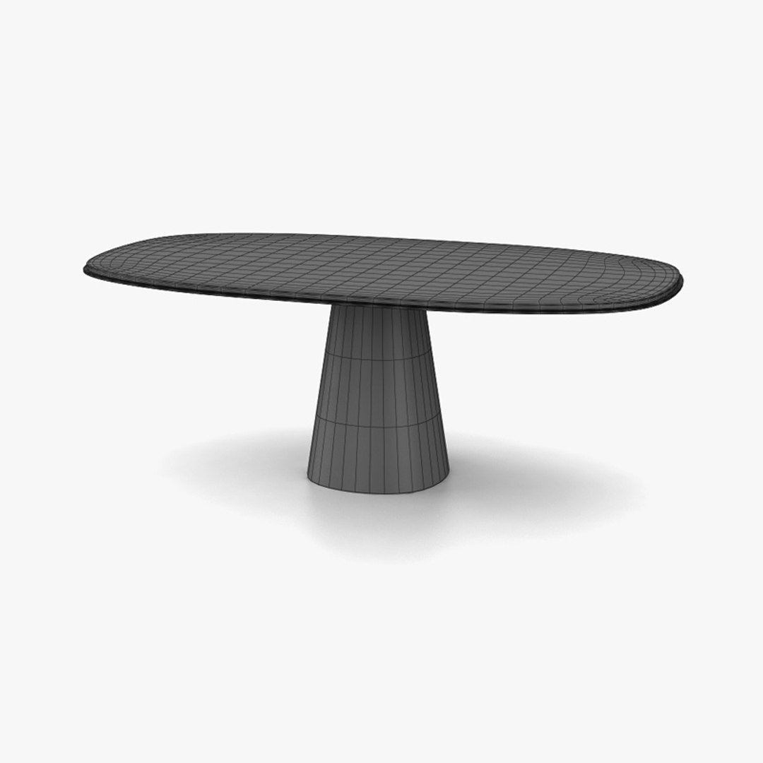 3D Meridiani Owen Dining table - TurboSquid 1967490