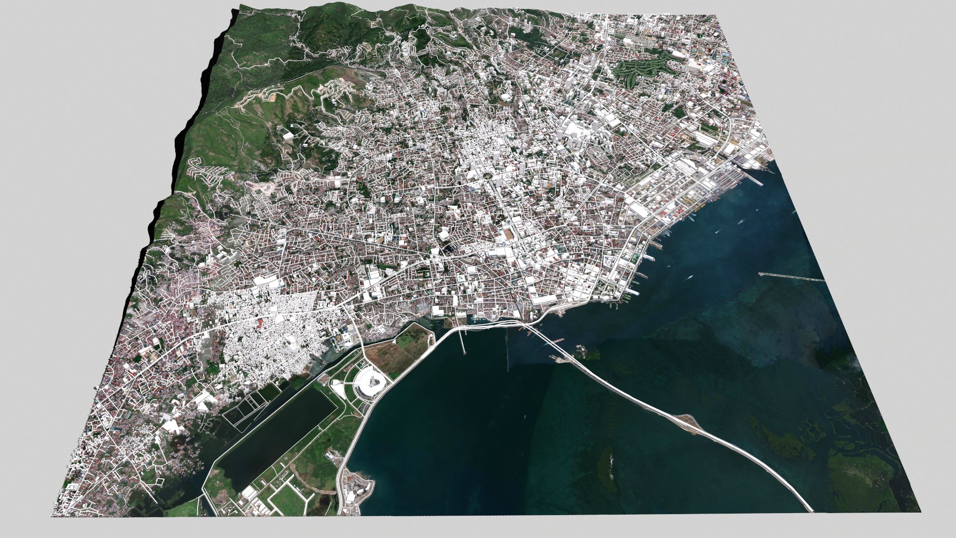 3D Cityscape Cebu Philippines Model - TurboSquid 2074254