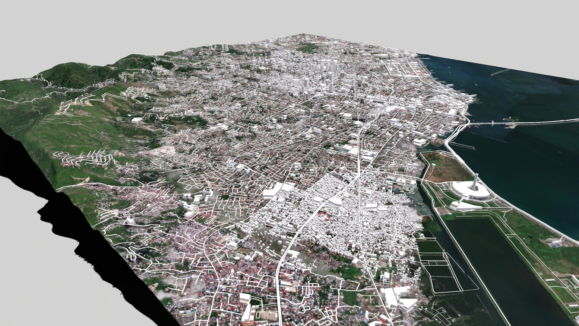 3D Cityscape Cebu Philippines Model - TurboSquid 2074254