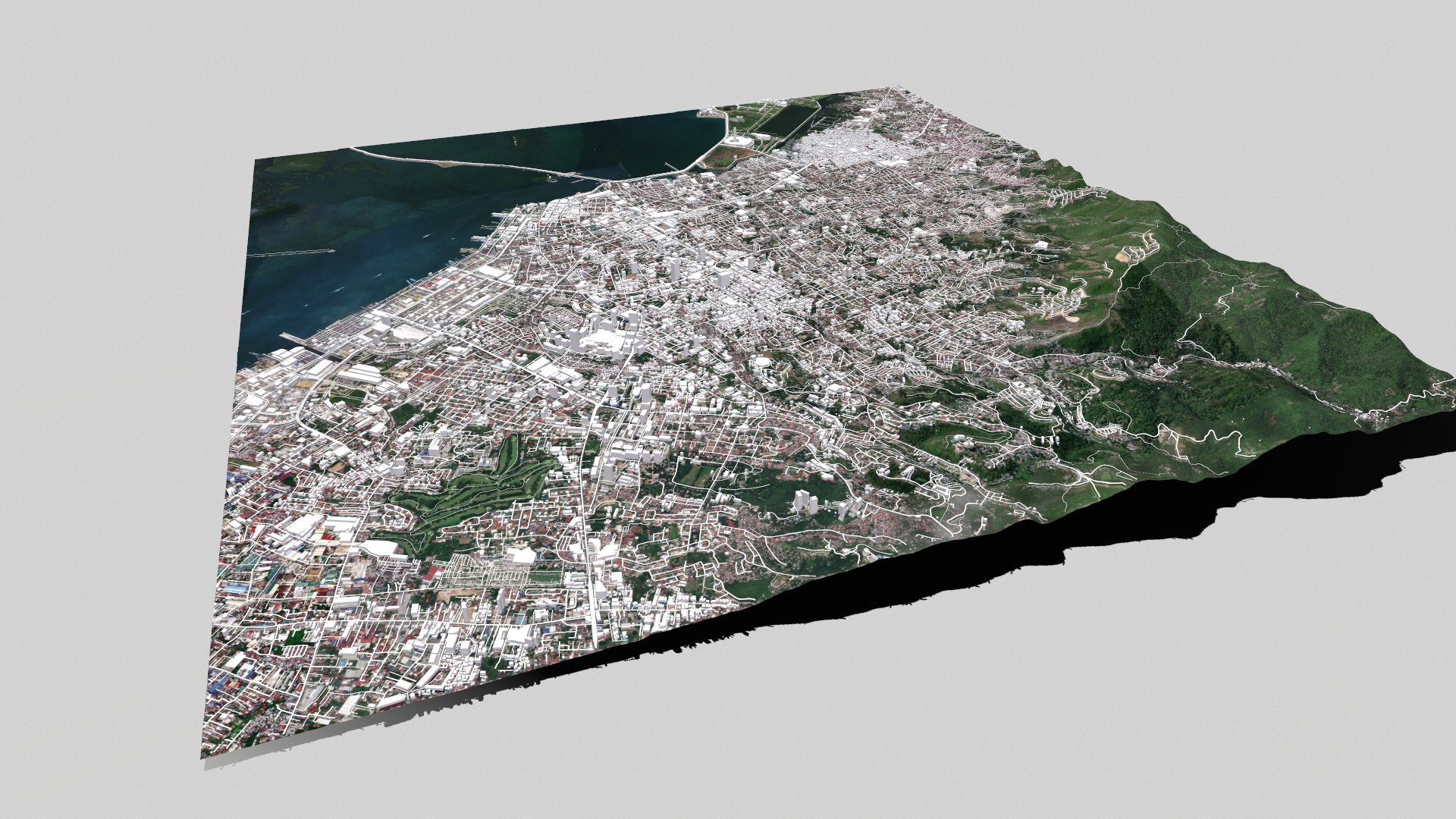 3D Cityscape Cebu Philippines Model - TurboSquid 2074254