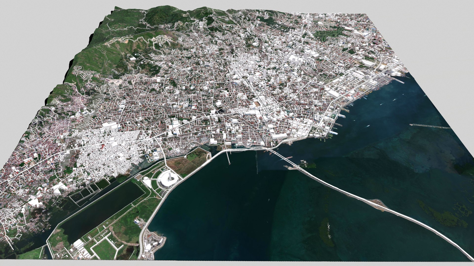 3D Cityscape Cebu Philippines Model - TurboSquid 2074254