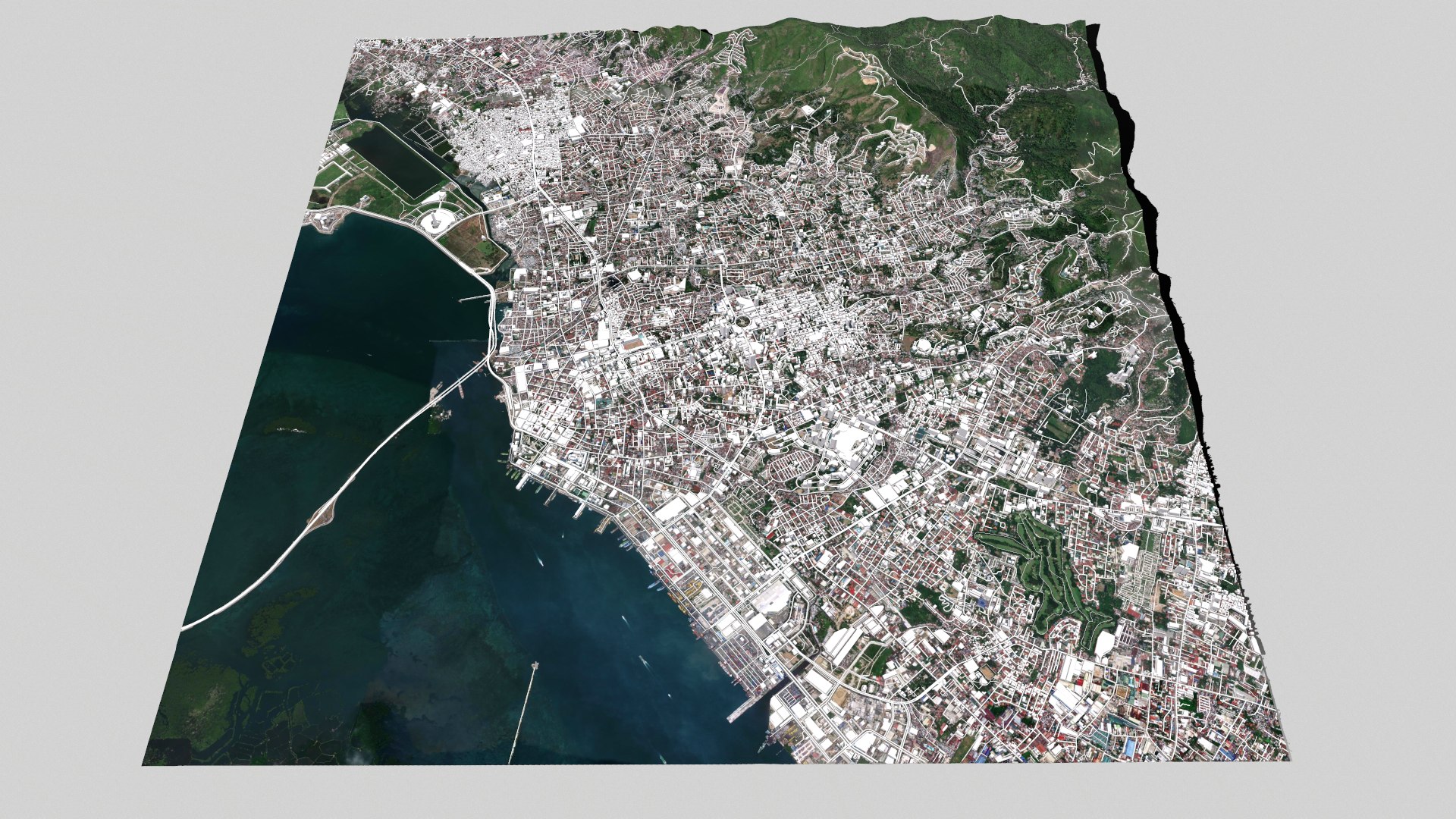 3D Cityscape Cebu Philippines Model - TurboSquid 2074254