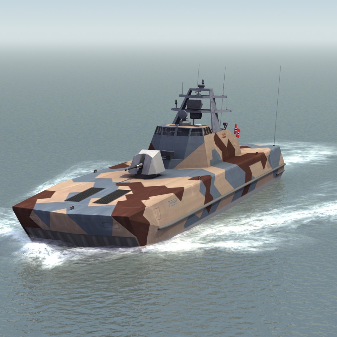 Skjold Class Corvette 3d Model