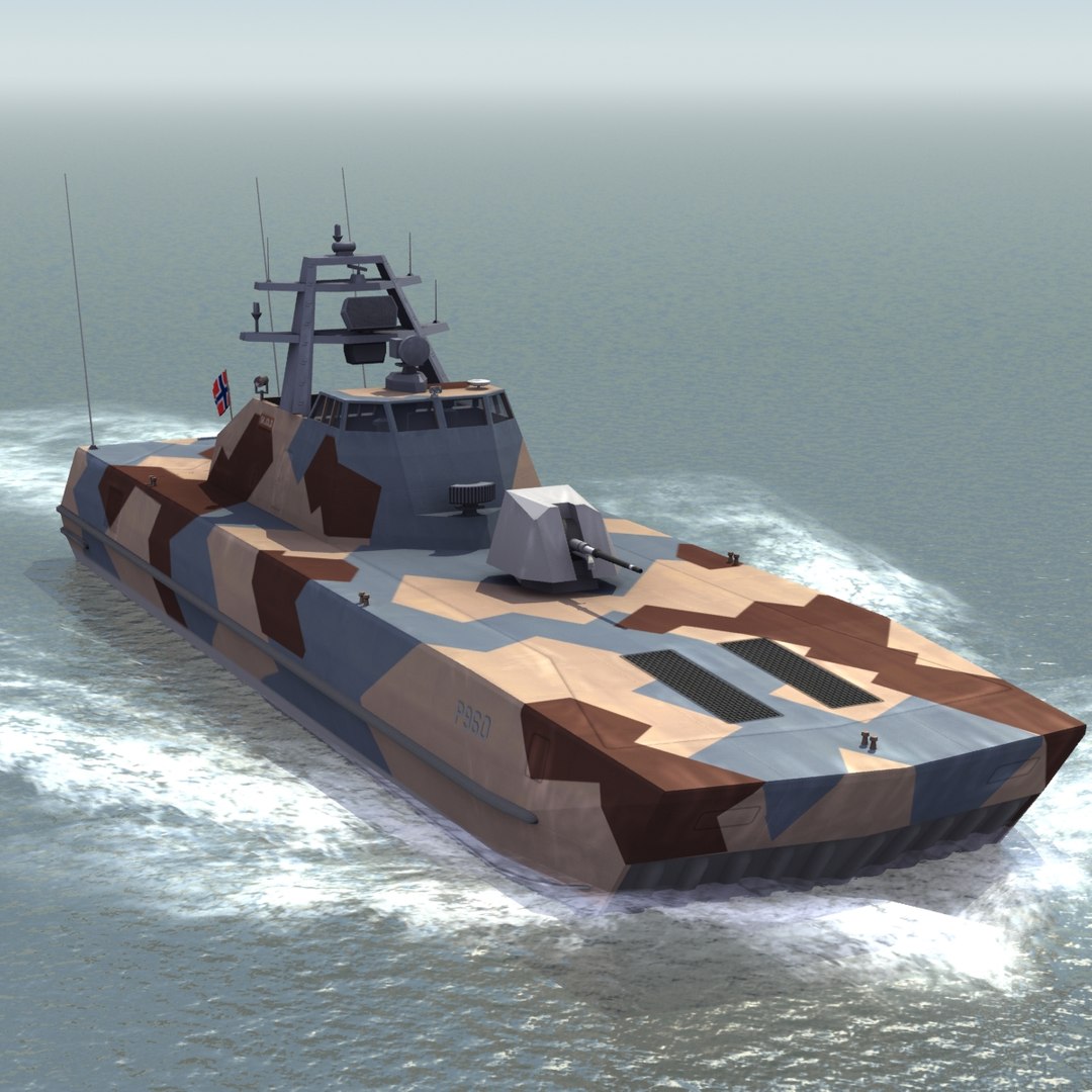 Skjold Class Corvette 3d Model