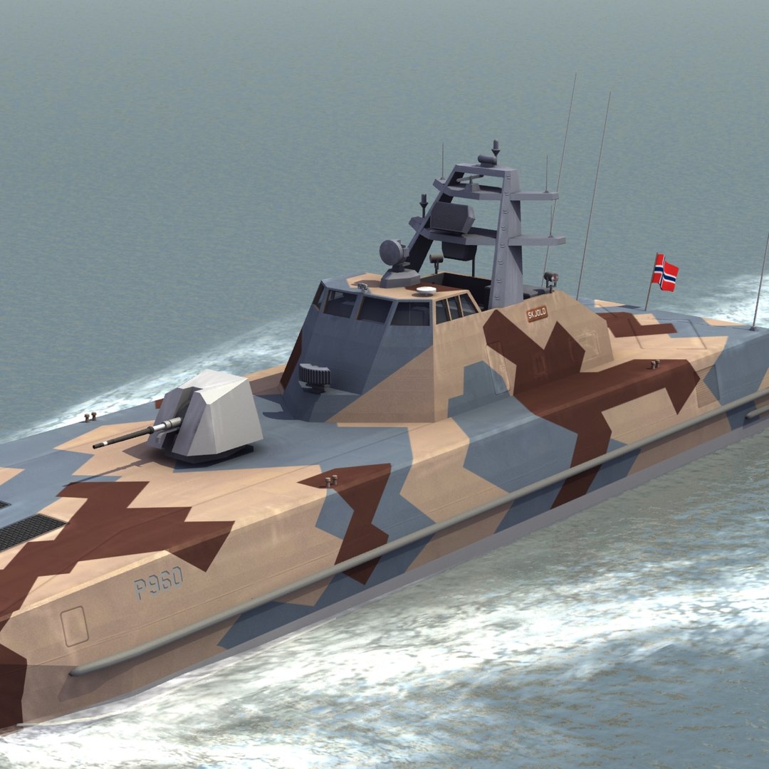 Skjold Class Corvette 3d Model