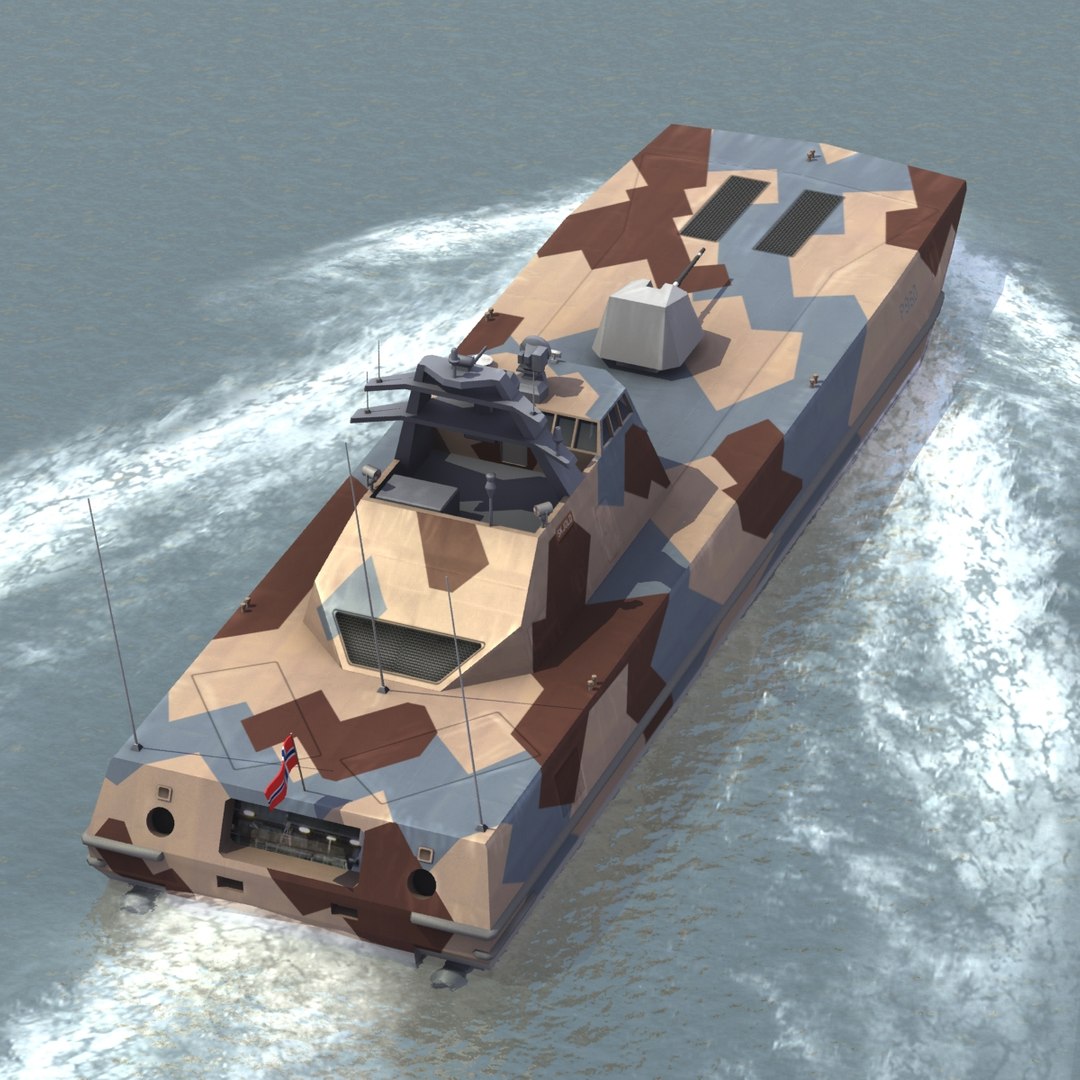 Skjold Class Corvette 3d Model