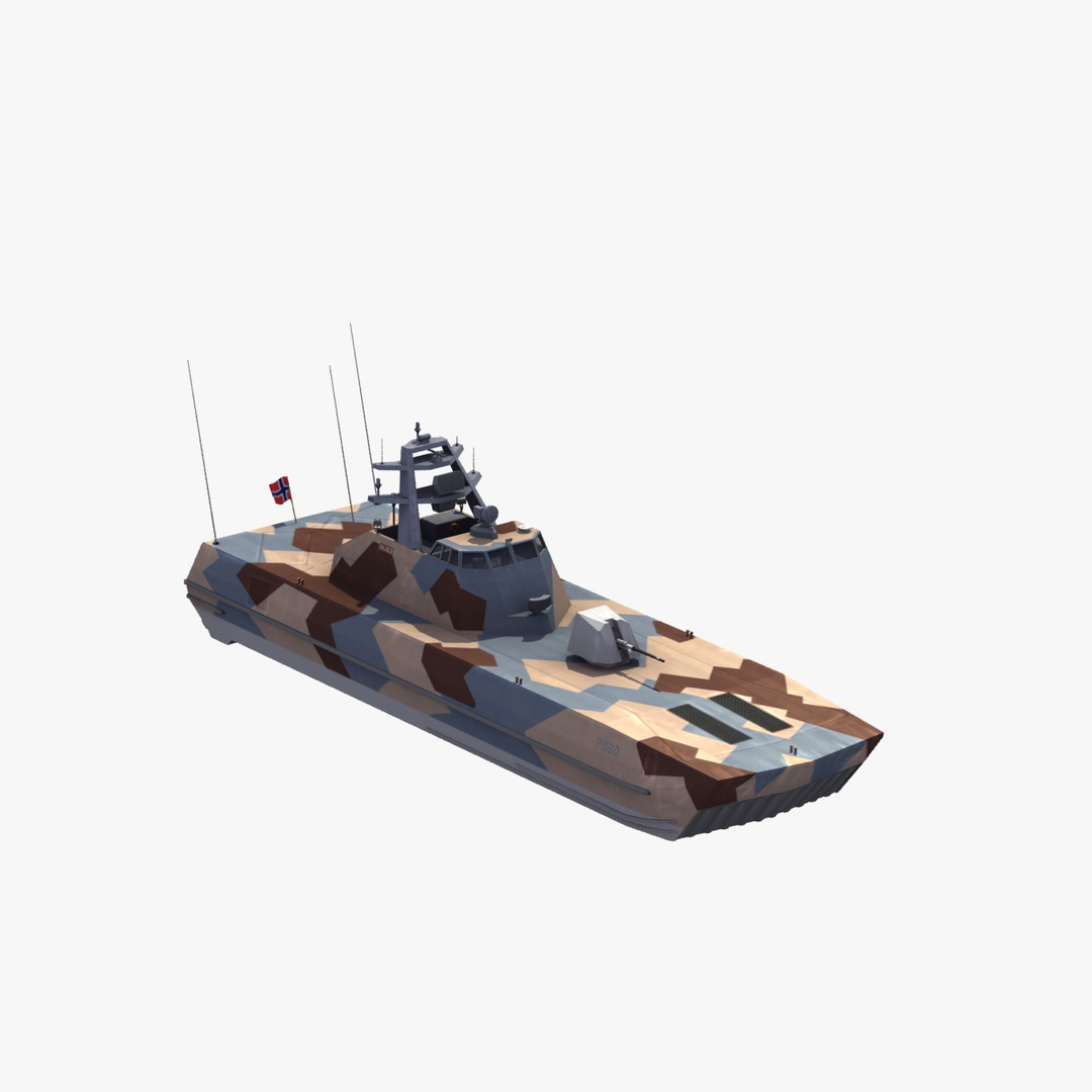 Skjold Class Corvette 3d Model