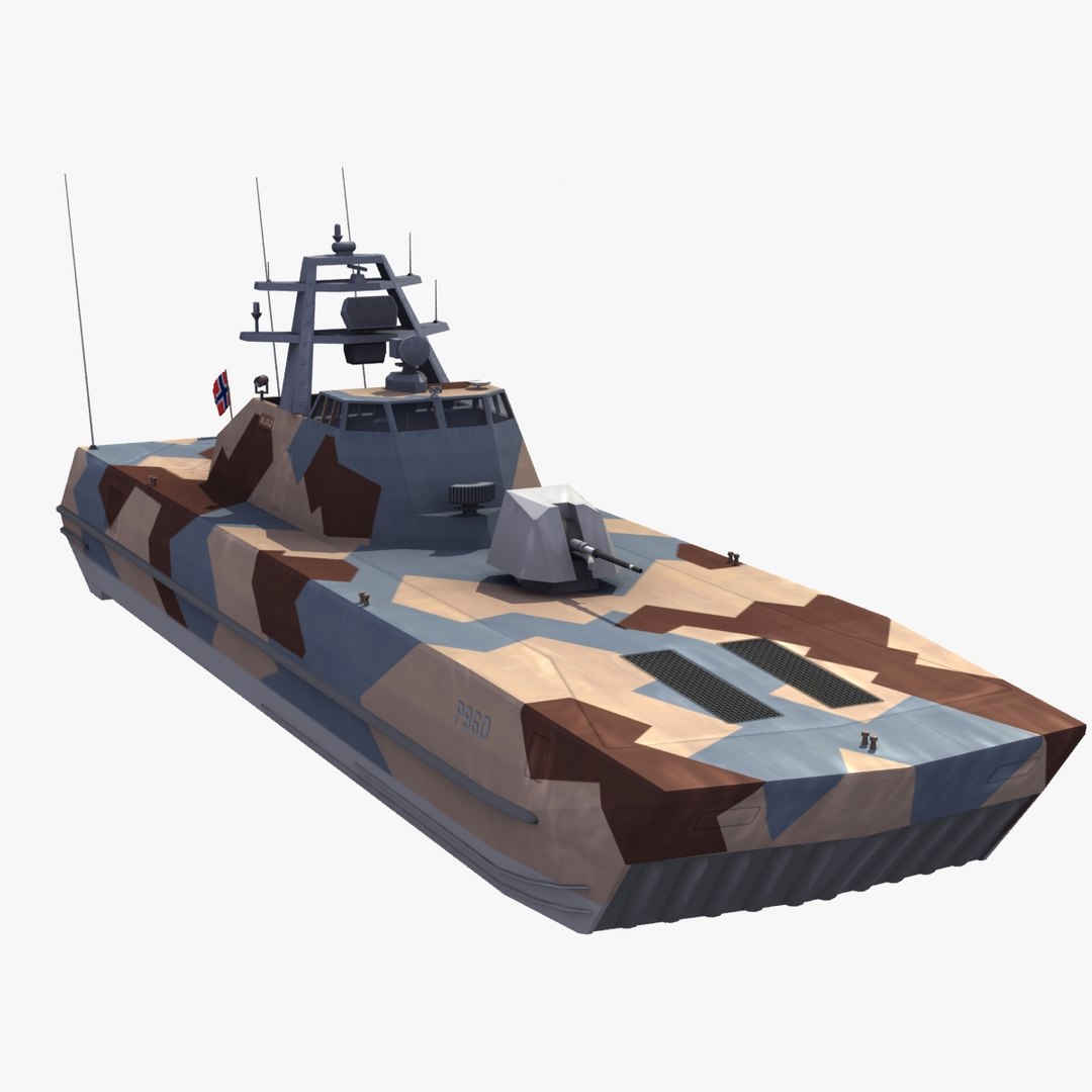 Skjold Class Corvette 3d Model