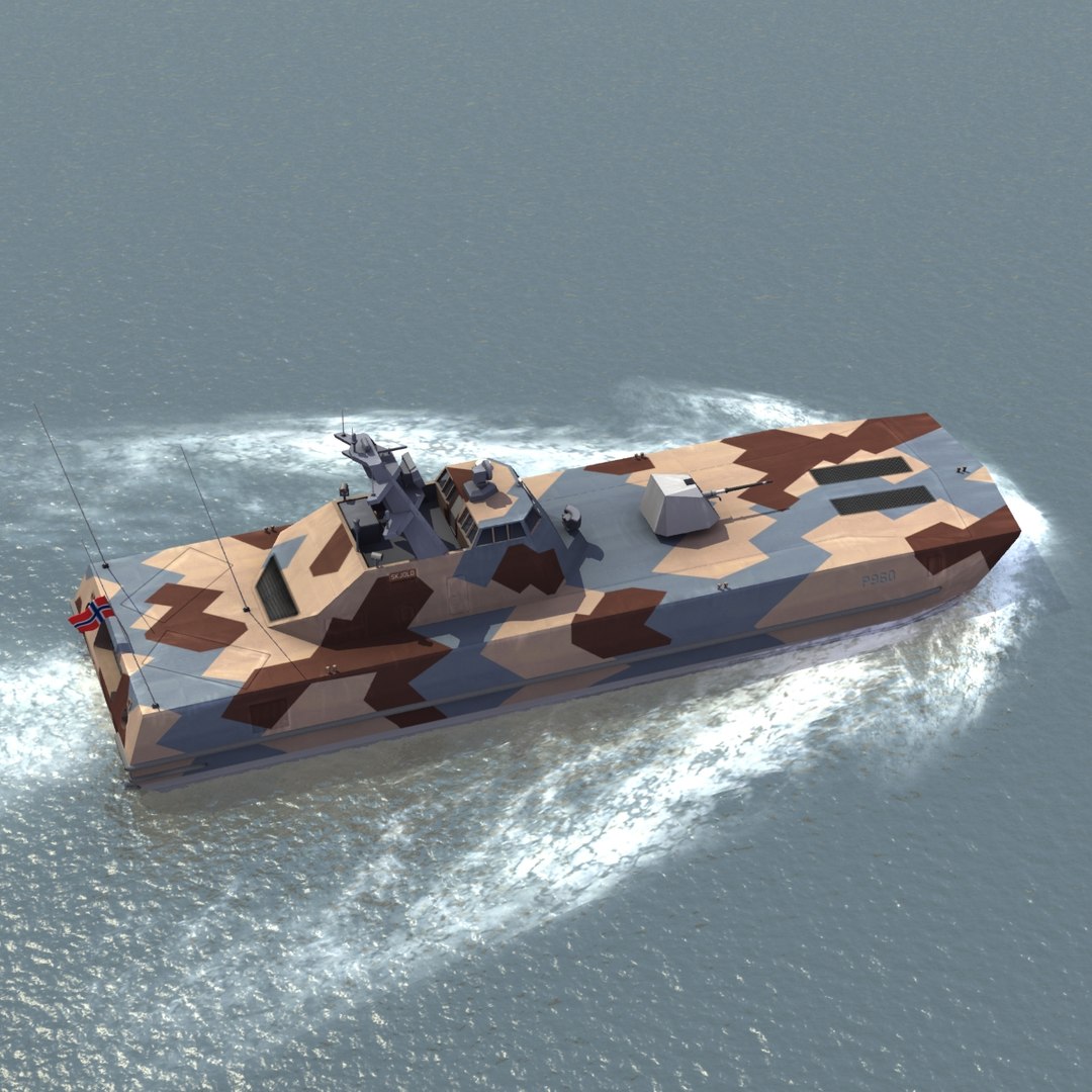 Skjold Class Corvette 3d Model