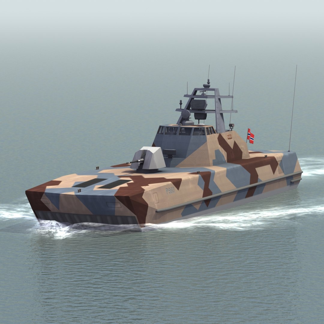 Skjold Class Corvette 3d Model