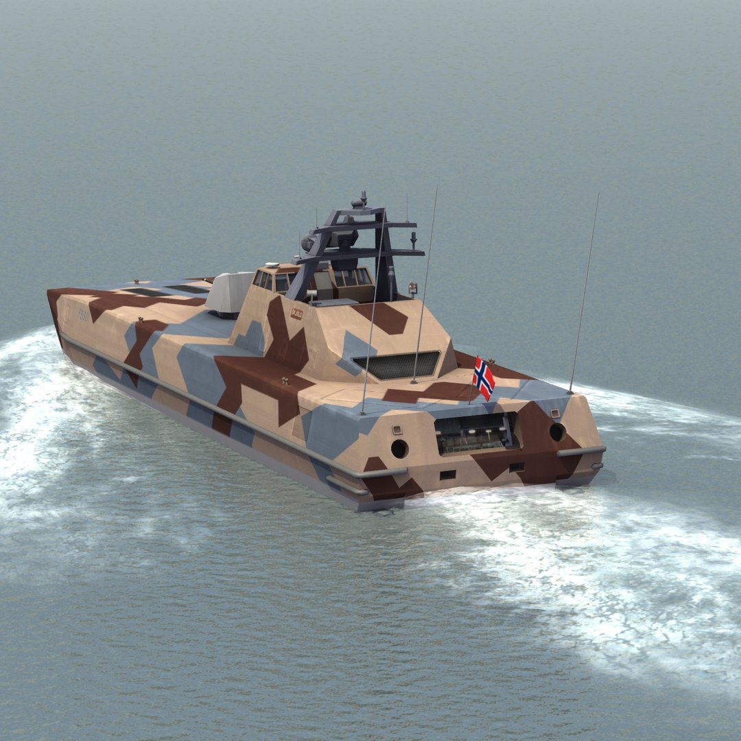 Skjold Class Corvette 3d Model