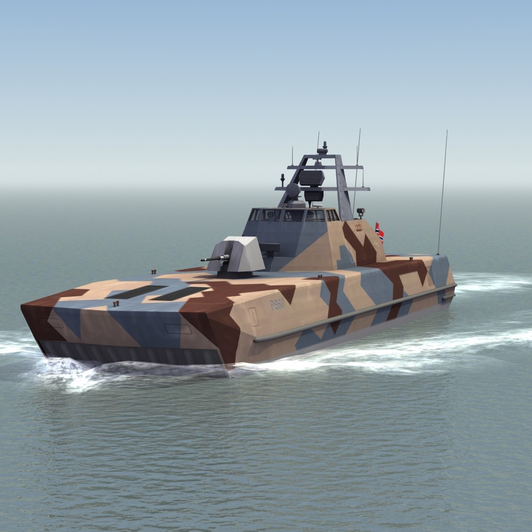Skjold Class Corvette 3d Model