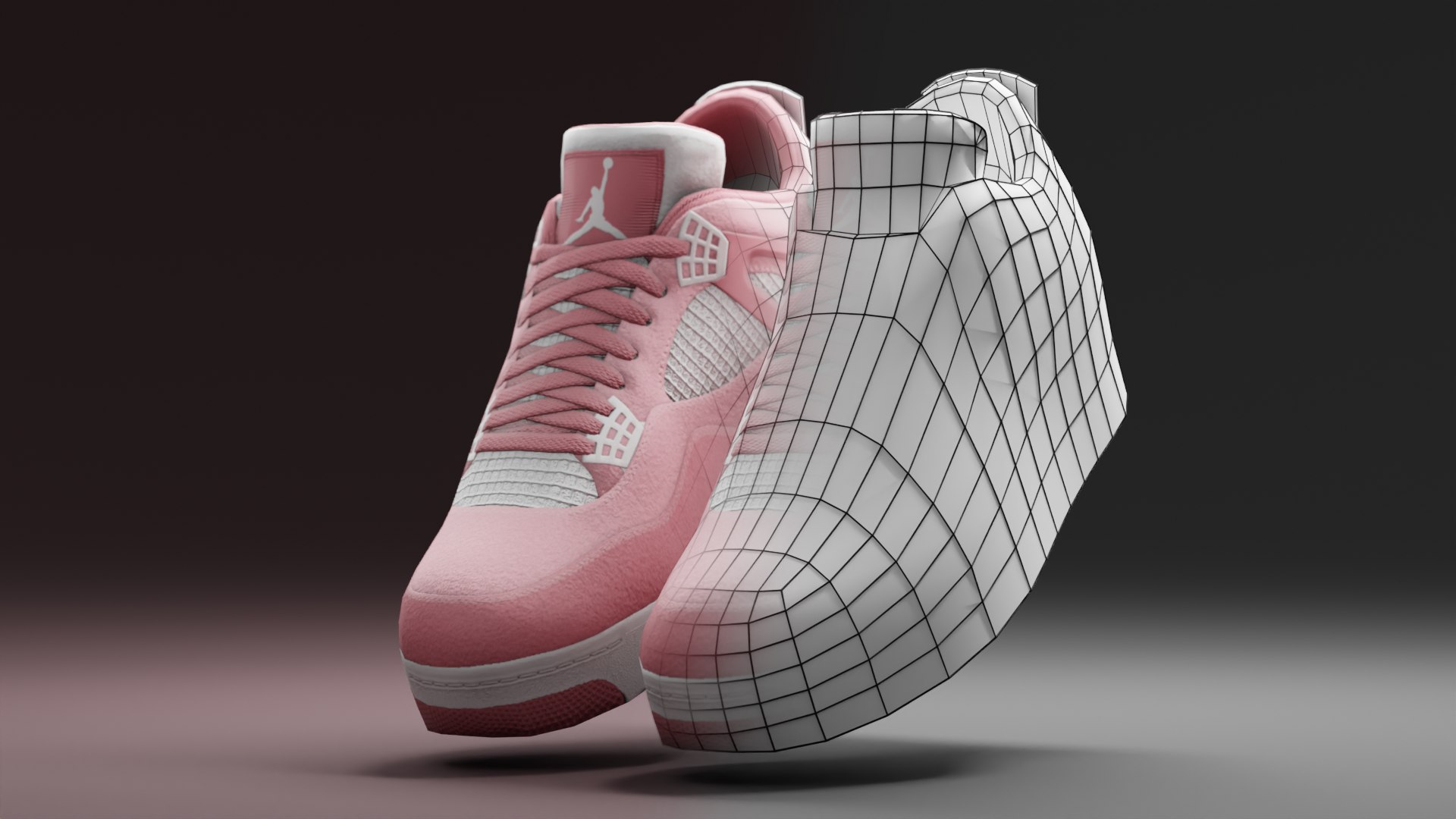3D Air Jordan 4 Lowpoly - 04 - TurboSquid 2194599
