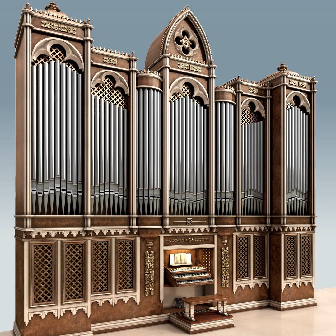 Organ Gothic Model - TurboSquid 1742747