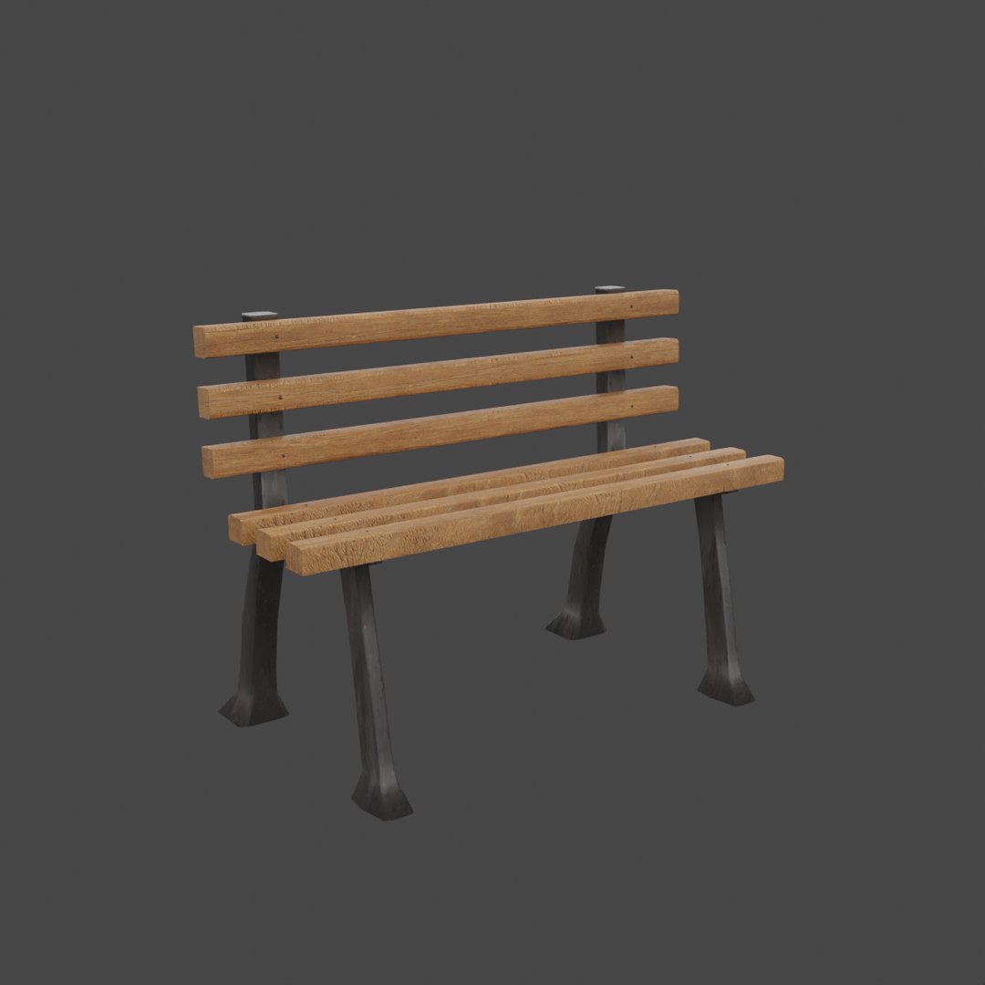 Park Bench 3D Model - TurboSquid 2306716