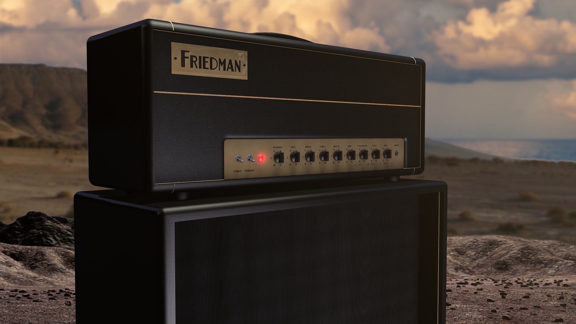3D friedman amp - TurboSquid 1181991