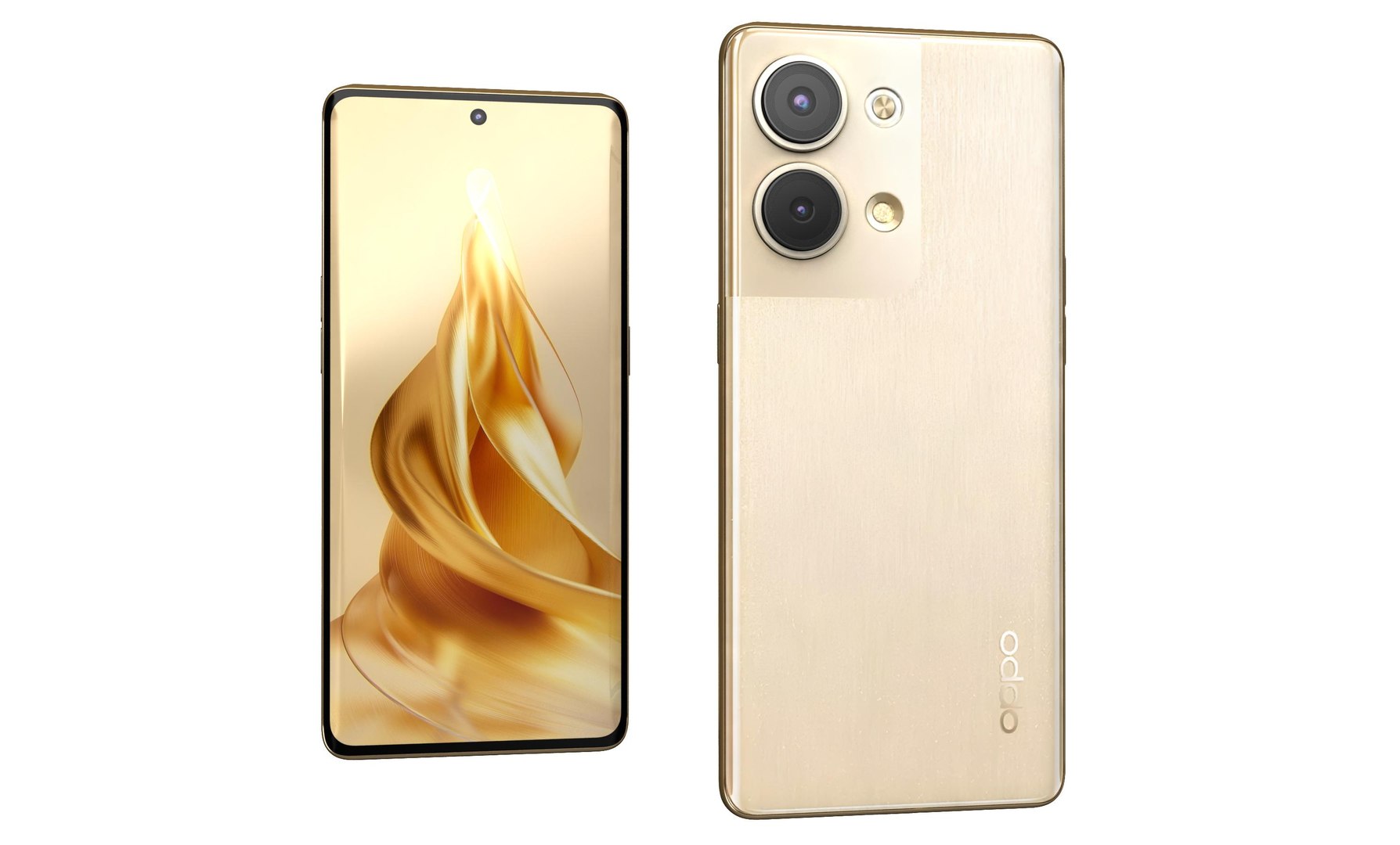 OPPO Reno 9 Gold 3D Model - TurboSquid 1999348